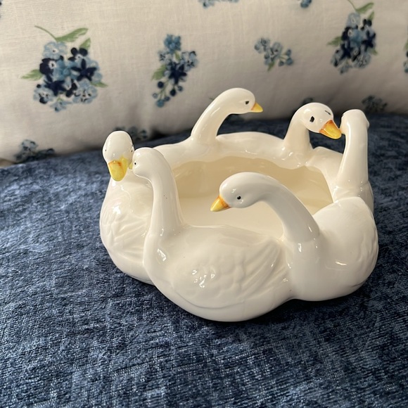 Accents | Vintage Ceramic White Goosebowl Ron Gordon Designscountry ...